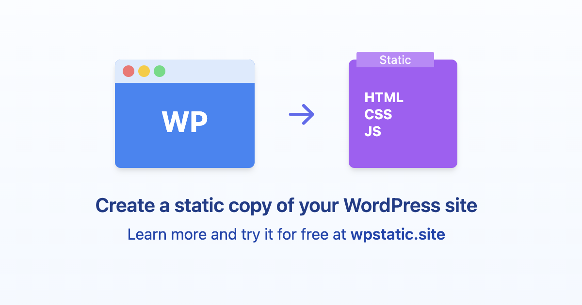Wp Static Create A Static Copy Of Your Wordpress Site 1543